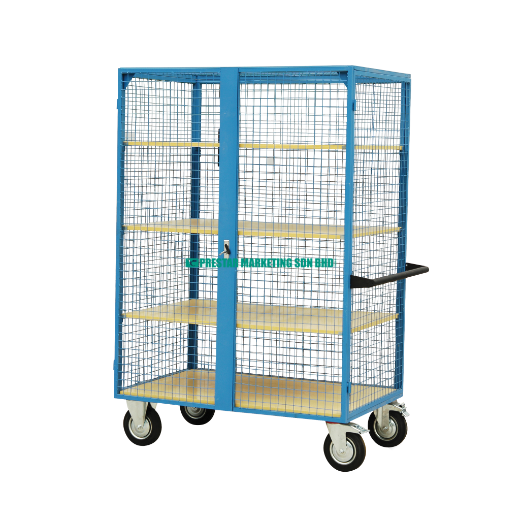 Netting Cabinet Trolley | Secure & Mobile | Prestar Marketing